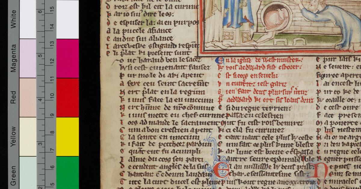 Western Medieval Manuscripts : Life of St Edward the Confessor