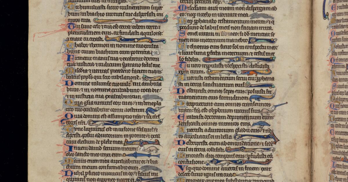 Western Medieval Manuscripts : Psalter