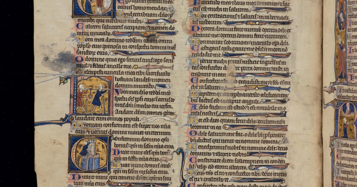 Western Medieval Manuscripts : Psalter