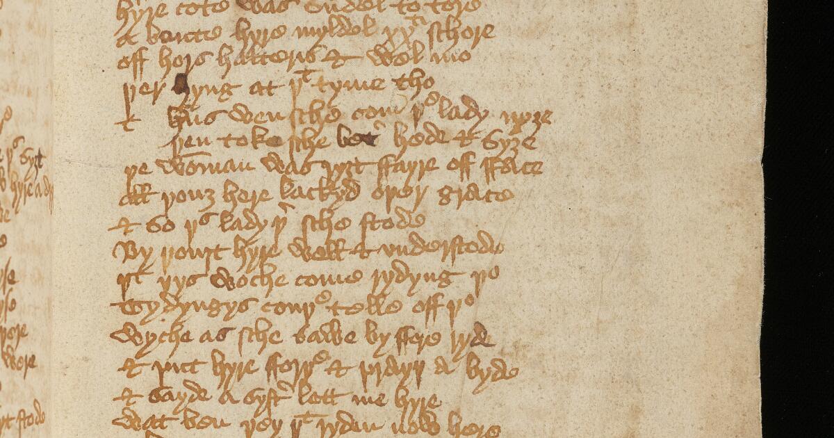 Western Medieval Manuscripts : Findern Manuscript