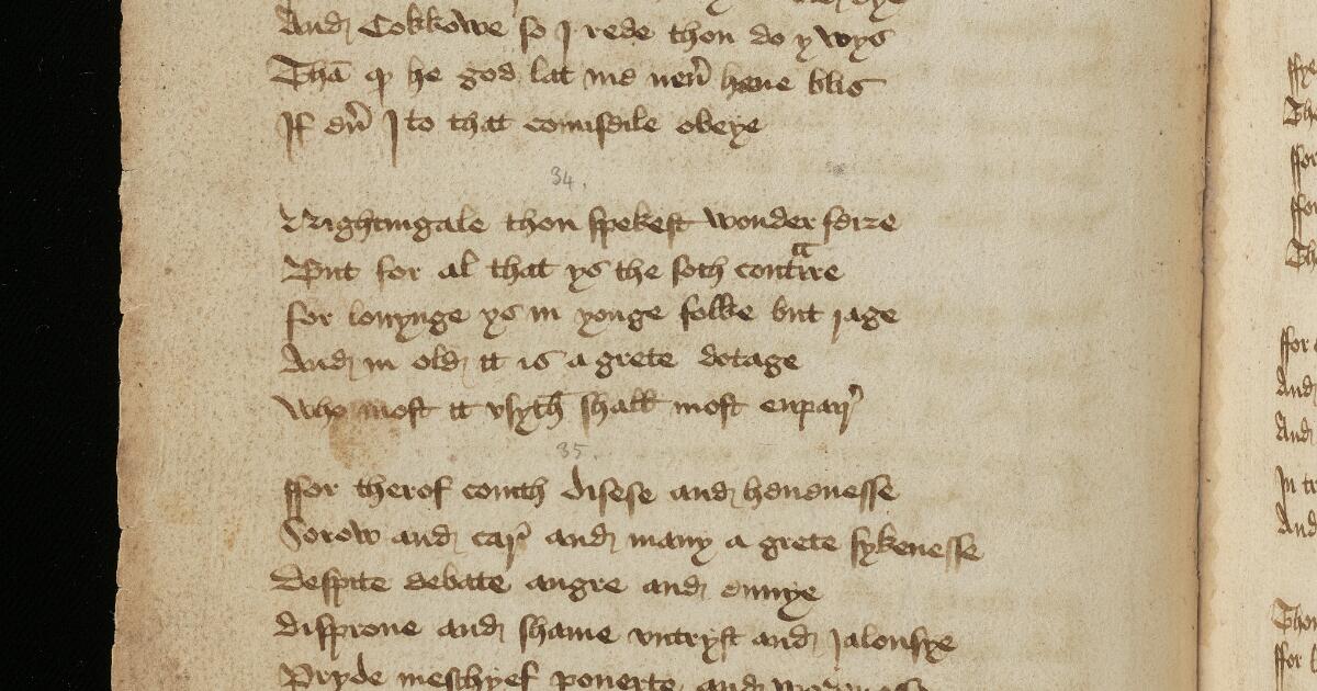 Western Medieval Manuscripts : Findern Manuscript