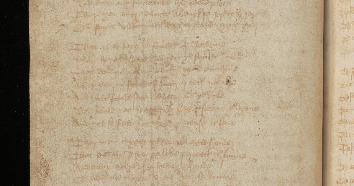 Western Medieval Manuscripts : Findern Manuscript