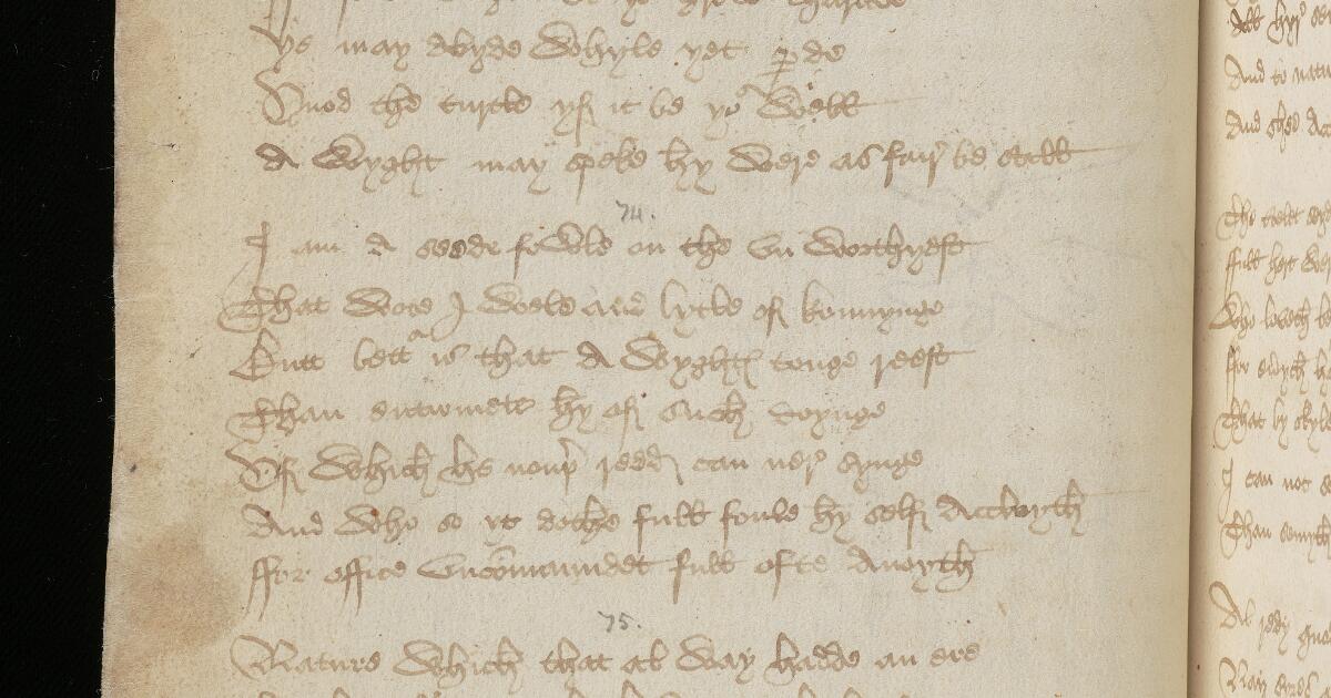 Western Medieval Manuscripts : Findern Manuscript