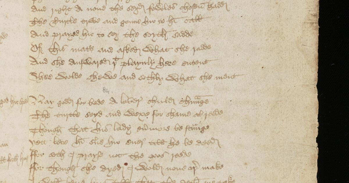 Western Medieval Manuscripts : Findern Manuscript