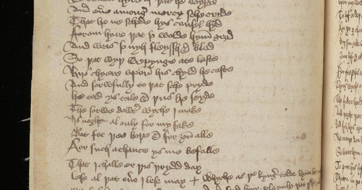 Western Medieval Manuscripts : Findern Manuscript