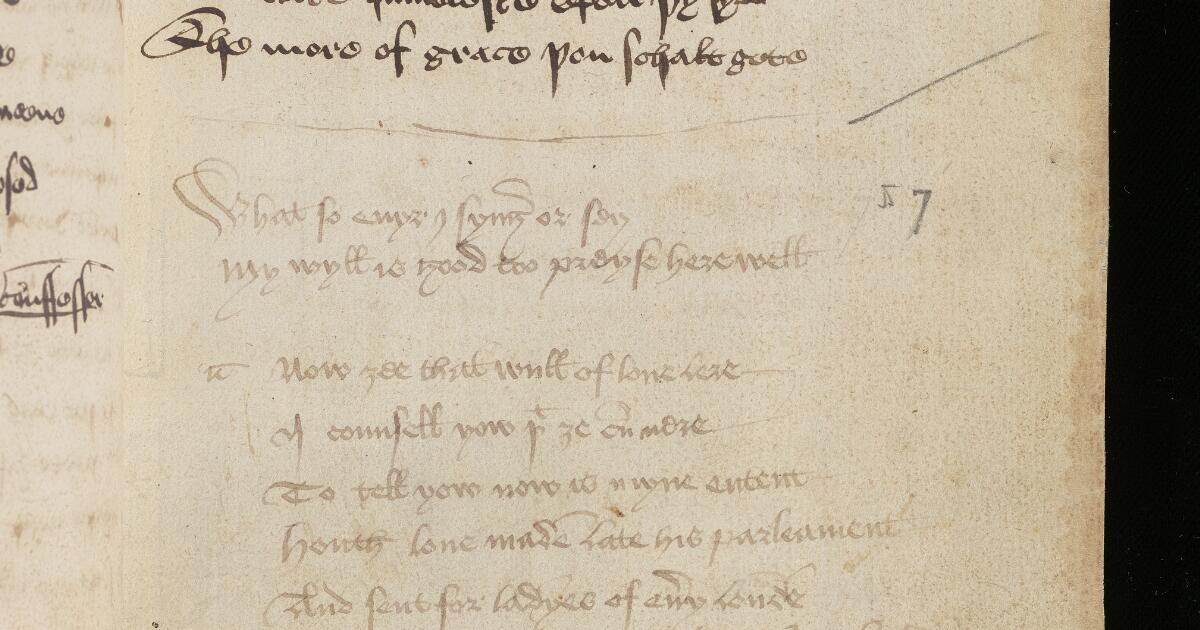 Western Medieval Manuscripts : Findern Manuscript