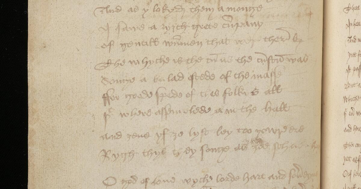 Western Medieval Manuscripts : Findern Manuscript