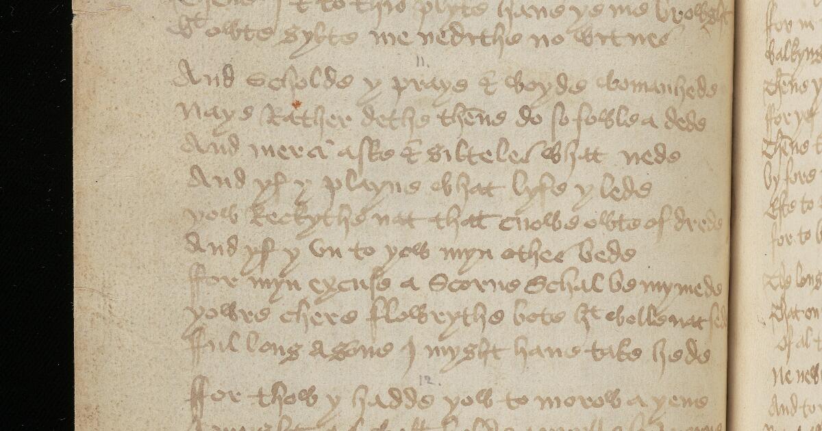 Western Medieval Manuscripts : Findern Manuscript