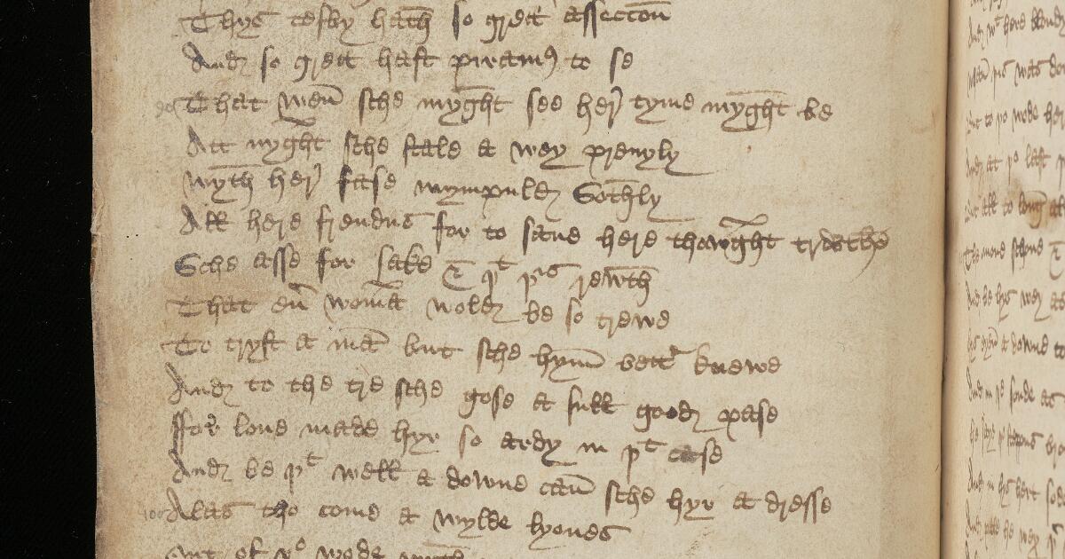 Western Medieval Manuscripts : Findern Manuscript