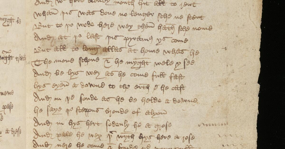 Western Medieval Manuscripts : Findern Manuscript