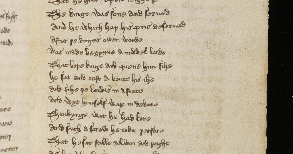 Western Medieval Manuscripts : Findern Manuscript
