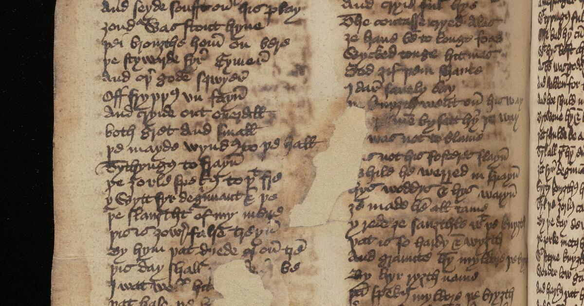 Western Medieval Manuscripts : Findern Manuscript