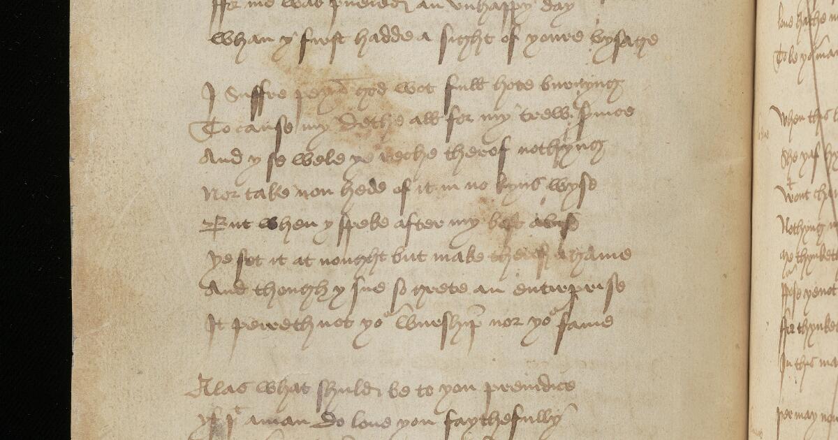 Western Medieval Manuscripts : Findern Manuscript