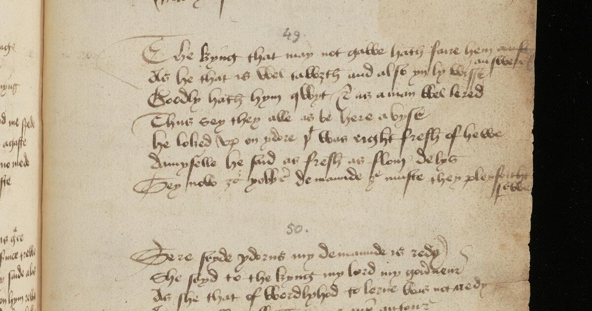 Western Medieval Manuscripts : Findern Manuscript