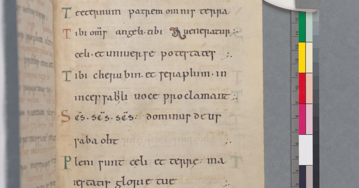 Western Medieval Manuscripts : Bilingual Psalter in Old English and Latin