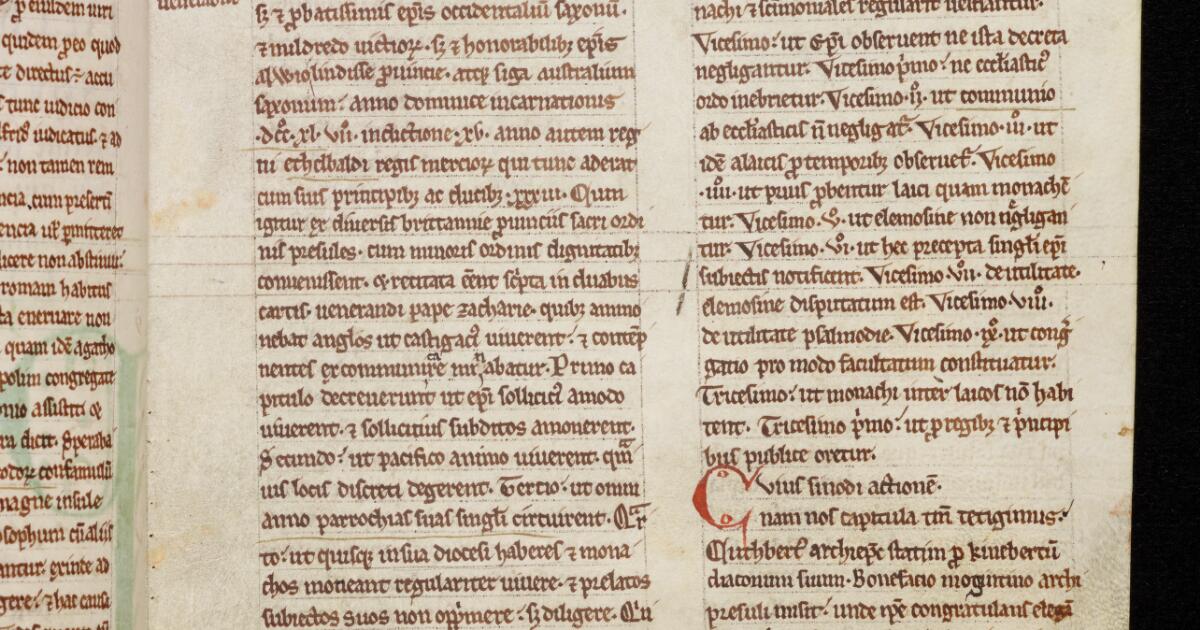 Western Medieval Manuscripts : William of Malmesbury, Gesta pontificum ...