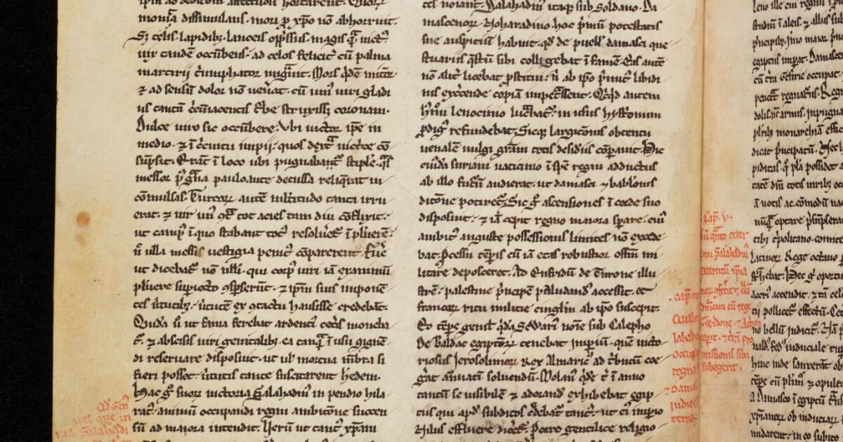 Western Medieval Manuscripts : Compilation of crusade texts