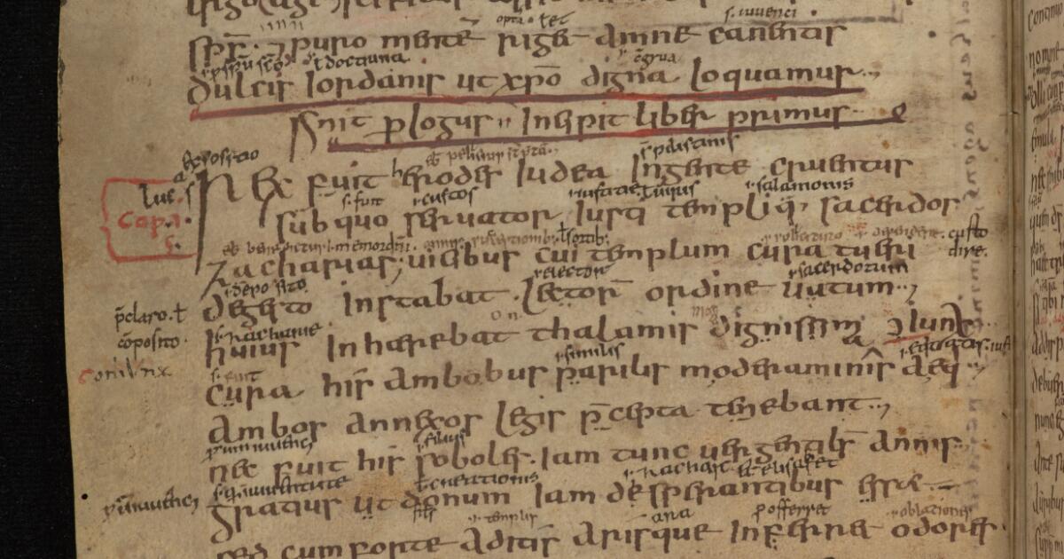 Western Medieval Manuscripts : Cambridge Juvencus