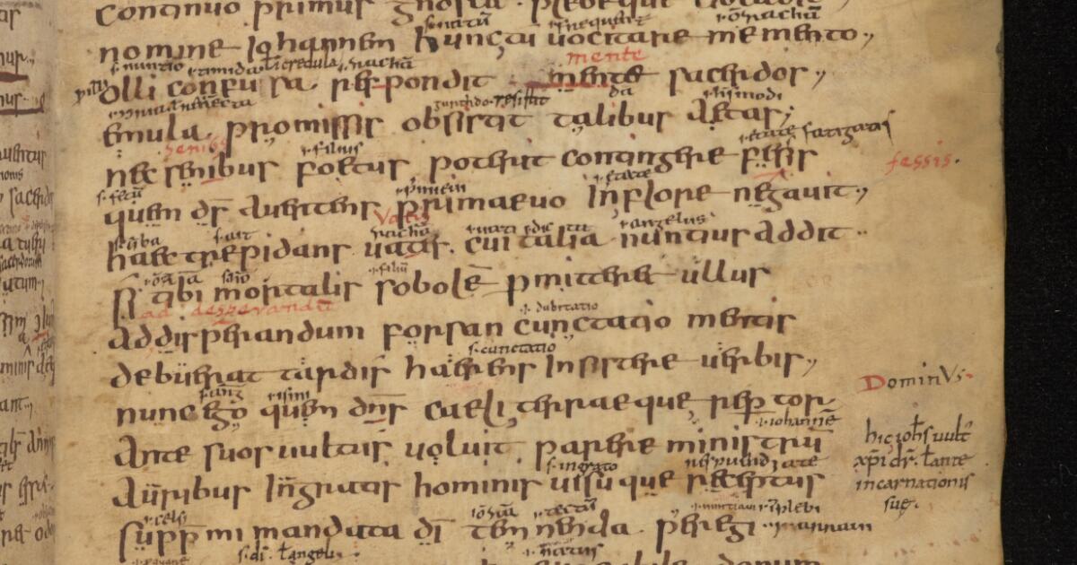 Western Medieval Manuscripts : Cambridge Juvencus