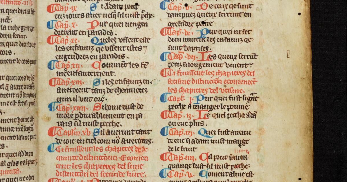 Western Medieval Manuscripts : Trilingual compendium of texts
