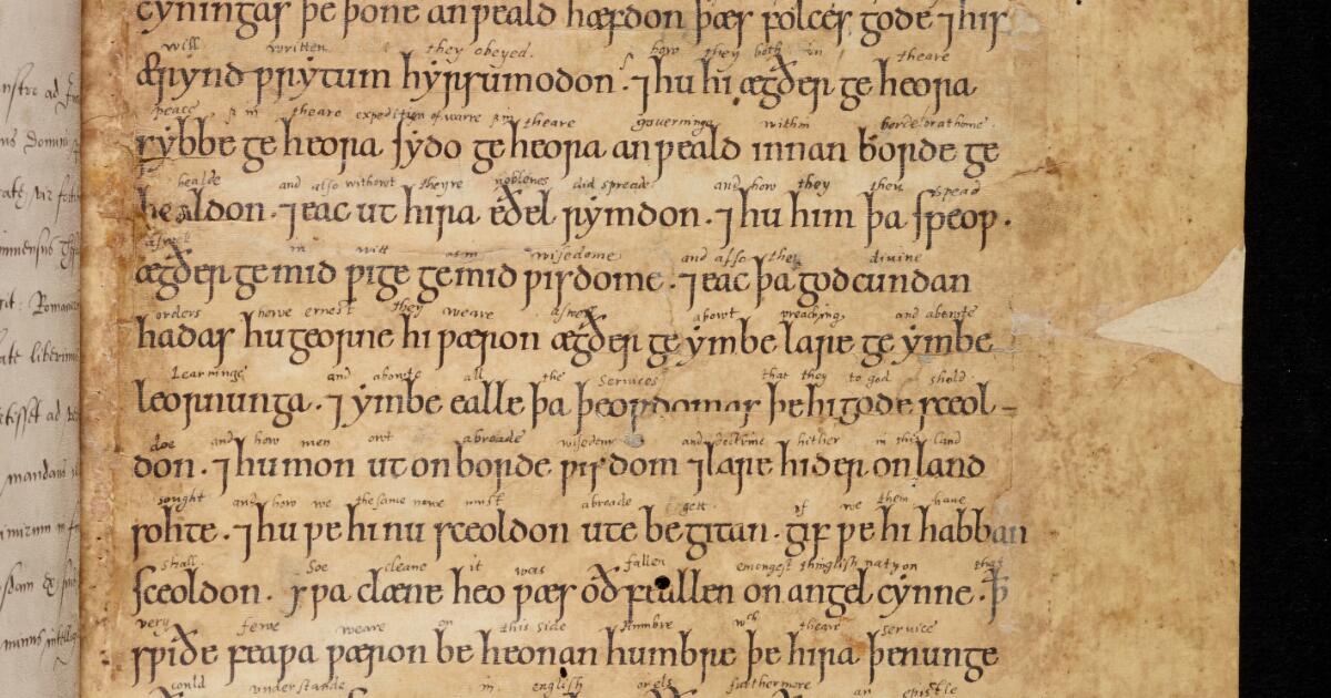 Western Medieval Manuscripts : Alfred the Great's Old English ...