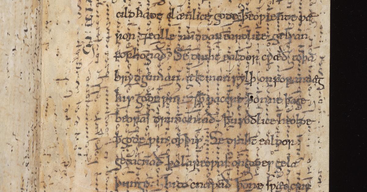 Western Medieval Manuscripts : Homilies in Old English
