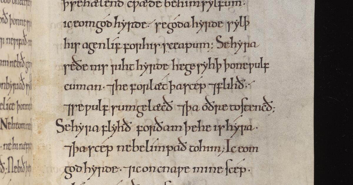 Western Medieval Manuscripts : Homilies in Old English