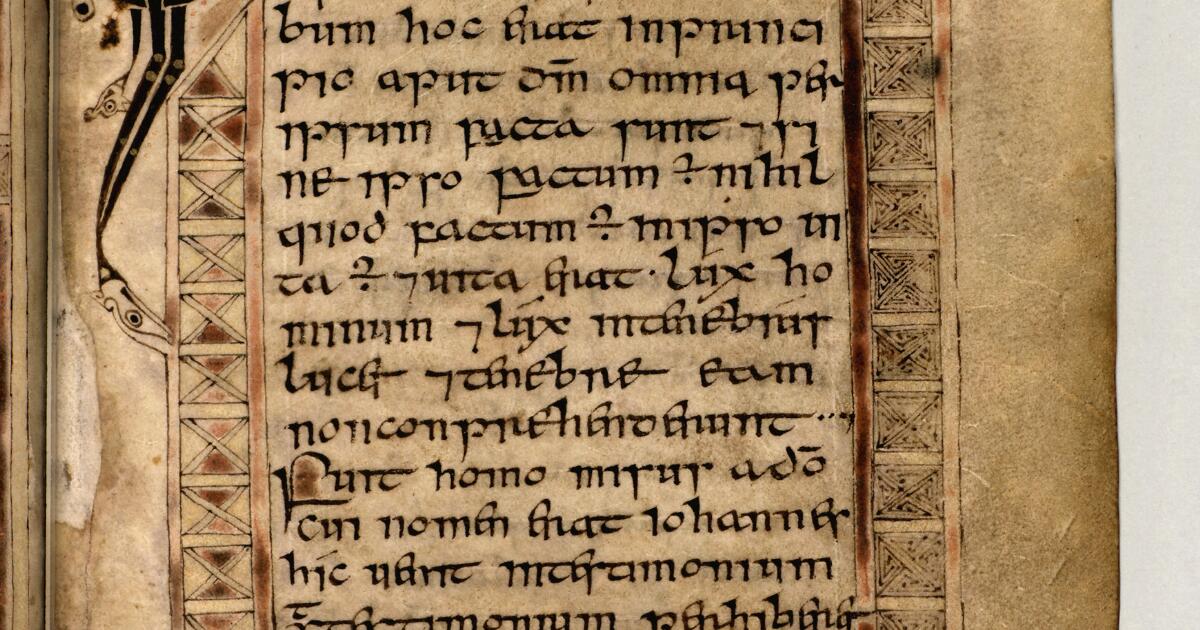 Western Medieval Manuscripts : Book of Deer