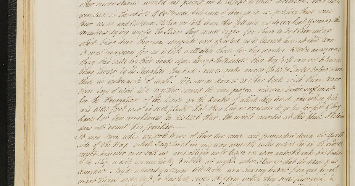 National Maritime Museum Manuscripts : Journal of Captain Cook's voyage ...