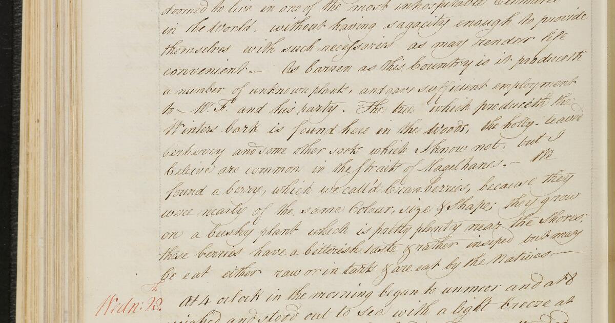 National Maritime Museum Manuscripts : Journal of Captain Cook's voyage ...