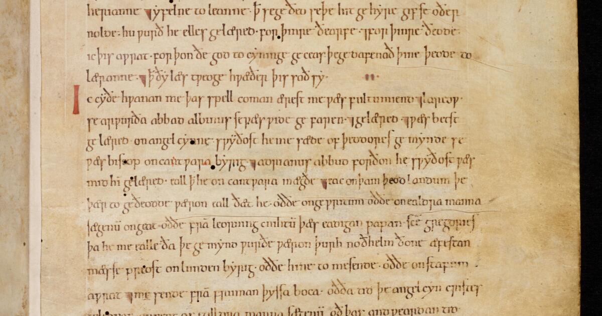 Western Medieval Manuscripts : Bede, Historia ecclesiastica gentis ...