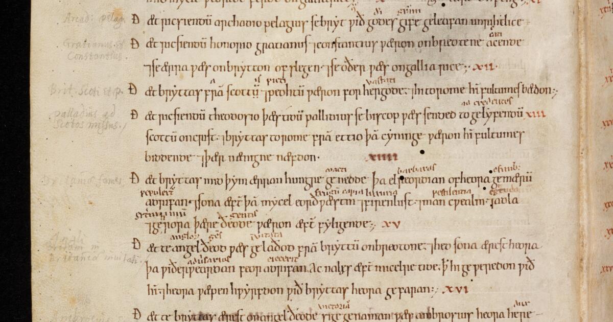 Western Medieval Manuscripts : Bede, Historia ecclesiastica gentis ...