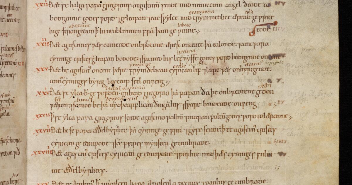 Western Medieval Manuscripts : Bede, Historia ecclesiastica gentis ...