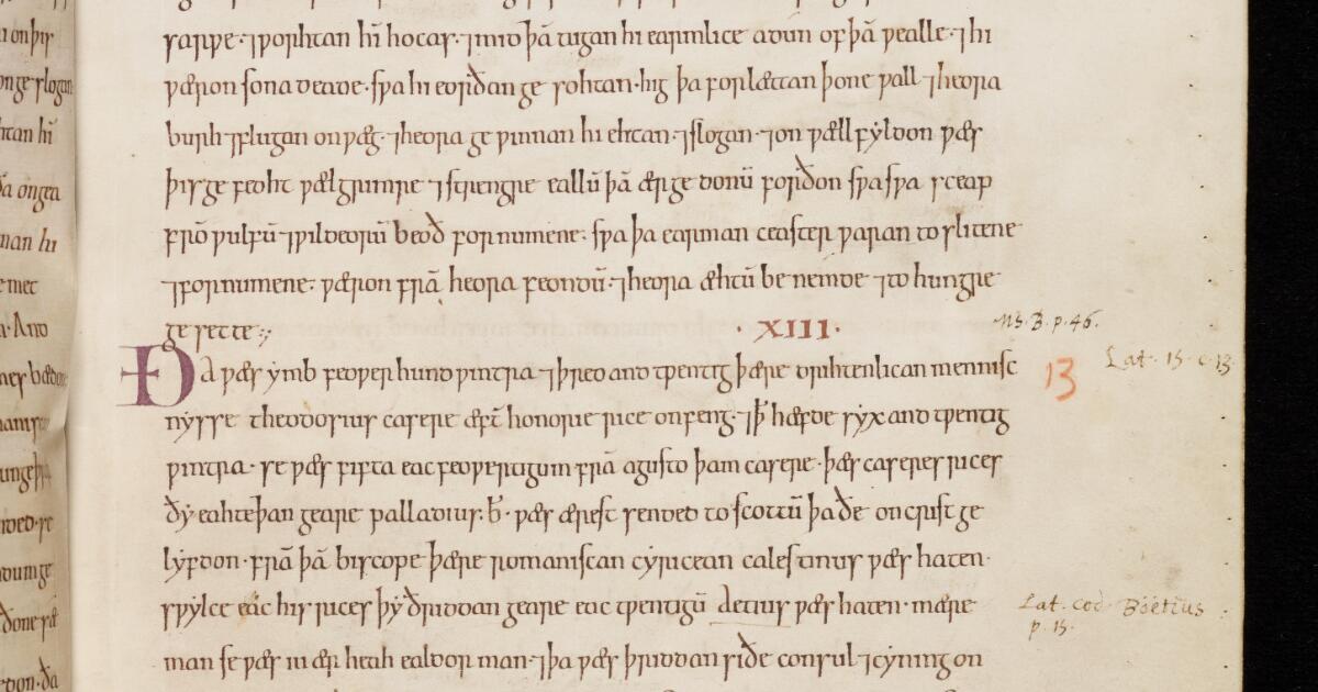 Western Medieval Manuscripts : Bede, Historia ecclesiastica gentis ...