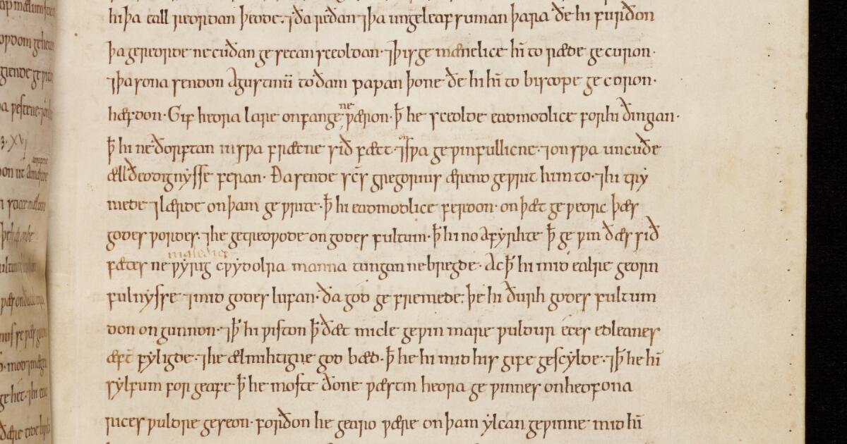 Western Medieval Manuscripts : Bede, Historia ecclesiastica gentis ...