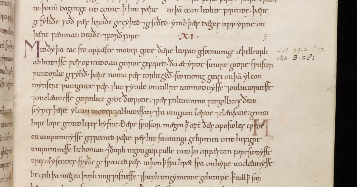 Western Medieval Manuscripts : Bede, Historia ecclesiastica gentis ...