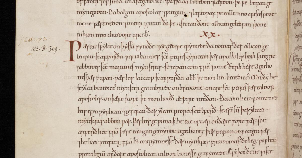 Western Medieval Manuscripts : Bede, Historia ecclesiastica gentis ...