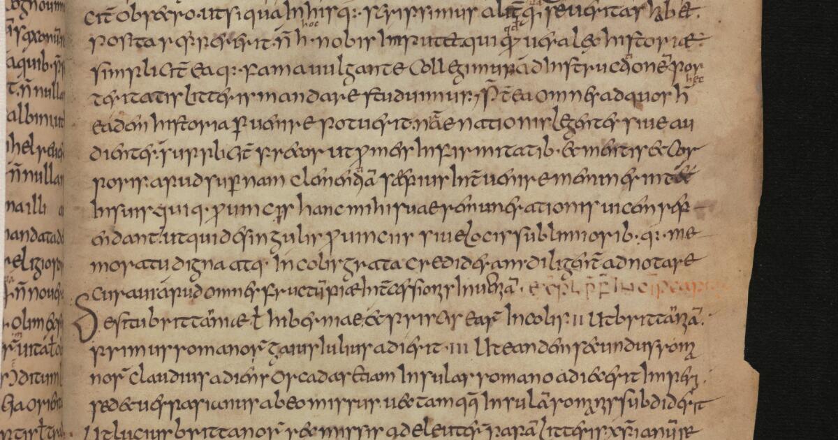 Western Medieval Manuscripts : Bede, Historia ecclesiastica gentis ...