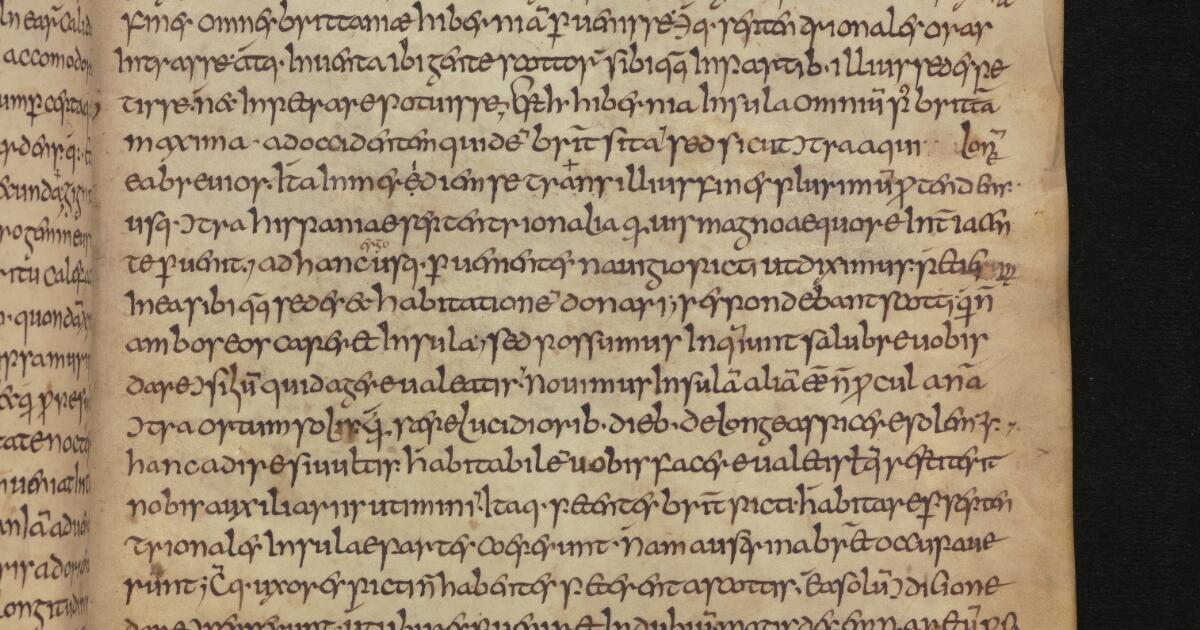 Western Medieval Manuscripts : Bede, Historia ecclesiastica gentis ...