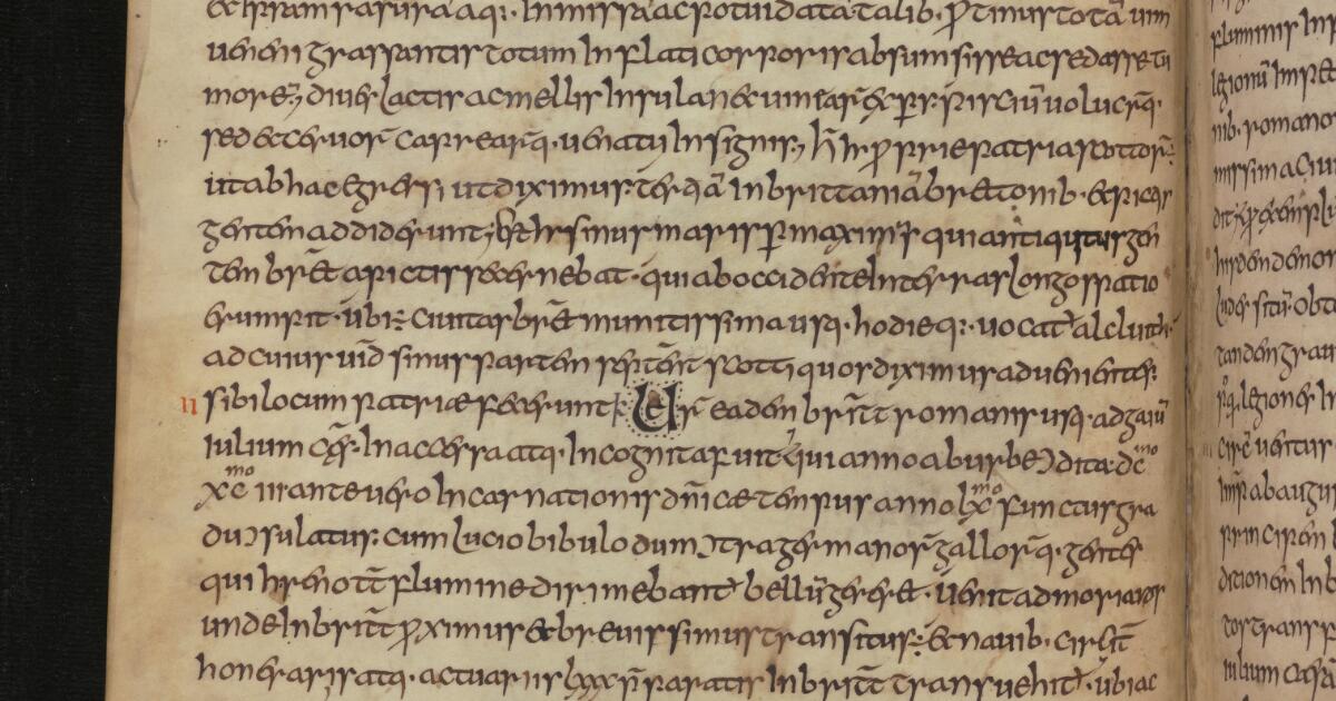 Western Medieval Manuscripts : Bede, Historia ecclesiastica gentis ...