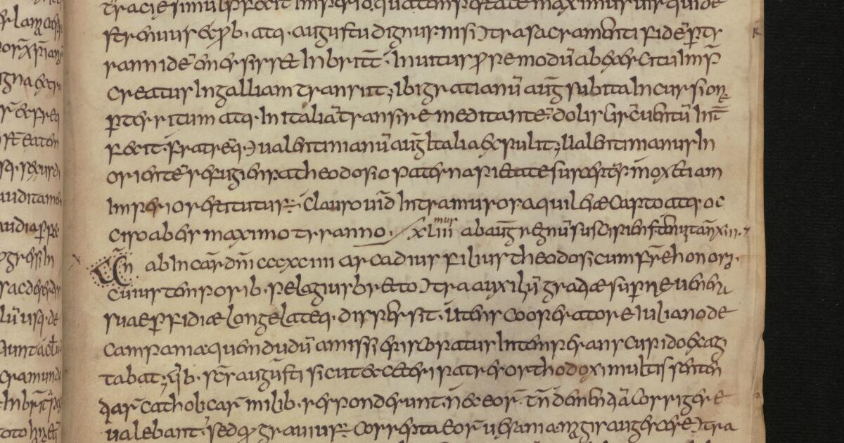 Western Medieval Manuscripts : Bede, Historia ecclesiastica gentis ...