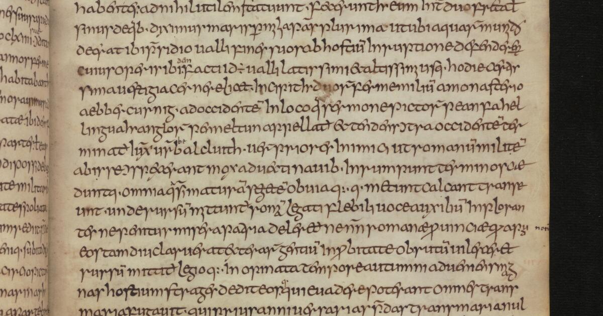 Western Medieval Manuscripts : Bede, Historia ecclesiastica gentis ...