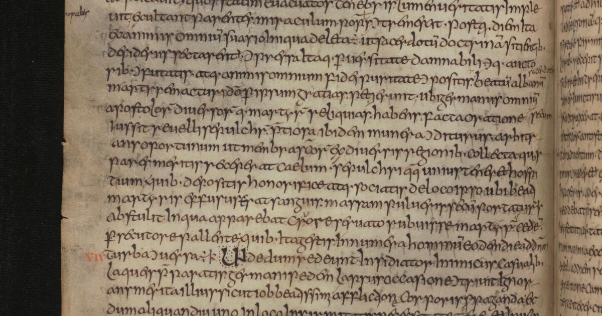 Western Medieval Manuscripts : Bede, Historia ecclesiastica gentis ...