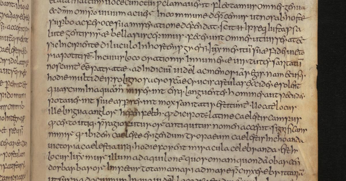 Western Medieval Manuscripts : Bede, Historia ecclesiastica gentis ...