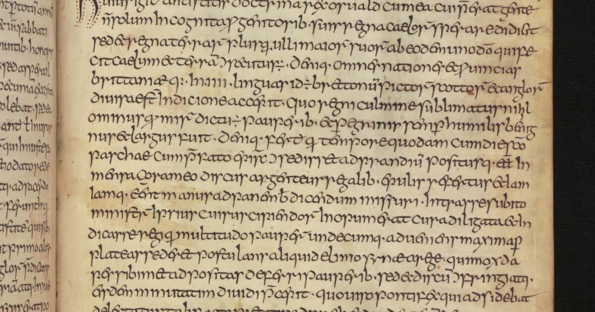 Western Medieval Manuscripts : Bede, Historia ecclesiastica gentis ...