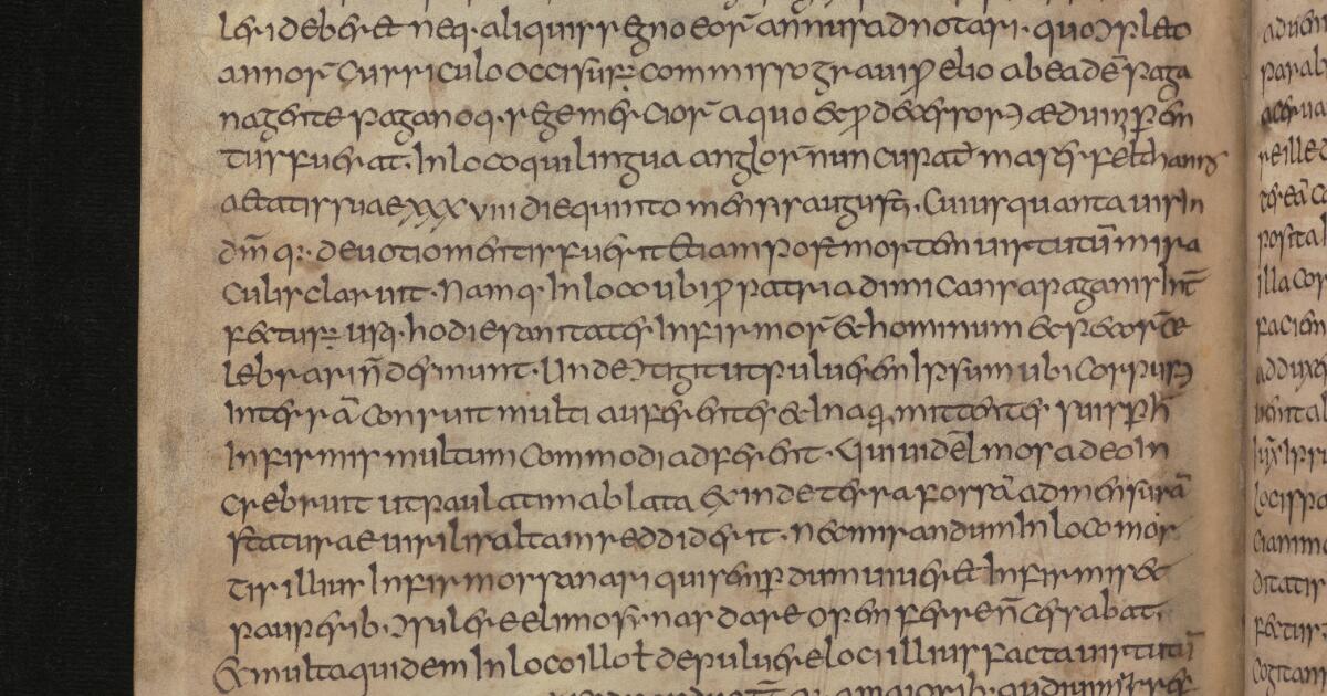 Western Medieval Manuscripts : Bede, Historia ecclesiastica gentis ...