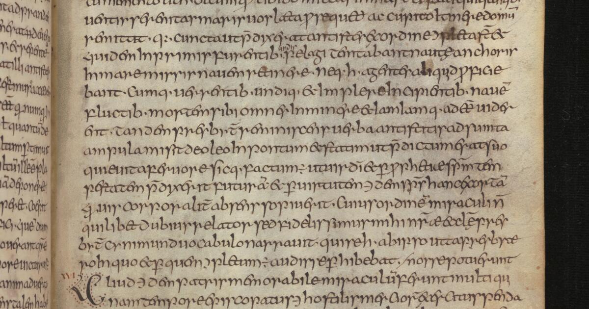 Western Medieval Manuscripts : Bede, Historia ecclesiastica gentis ...