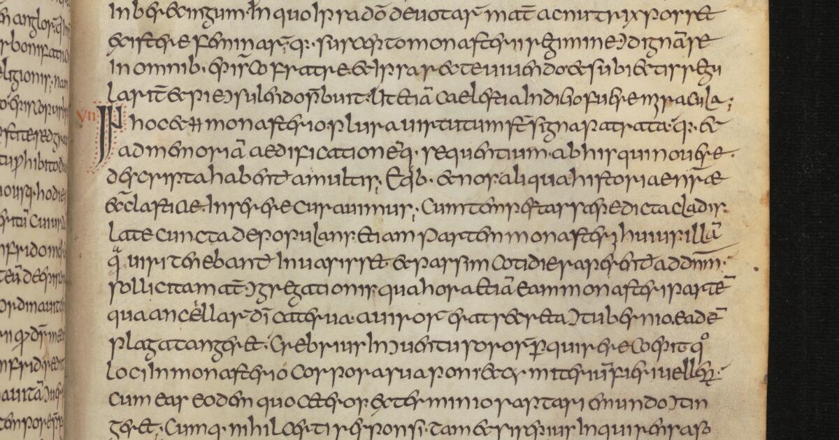 Western Medieval Manuscripts : Bede, Historia ecclesiastica gentis ...