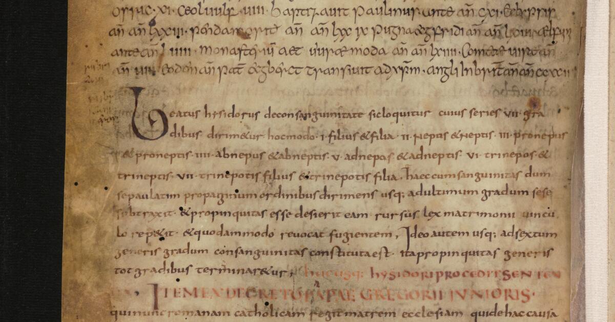 Western Medieval Manuscripts : Bede, Historia ecclesiastica gentis ...