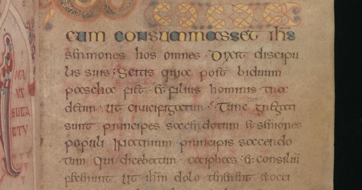 Western Medieval Manuscripts : Prayerbook ('The Book of Cerne')